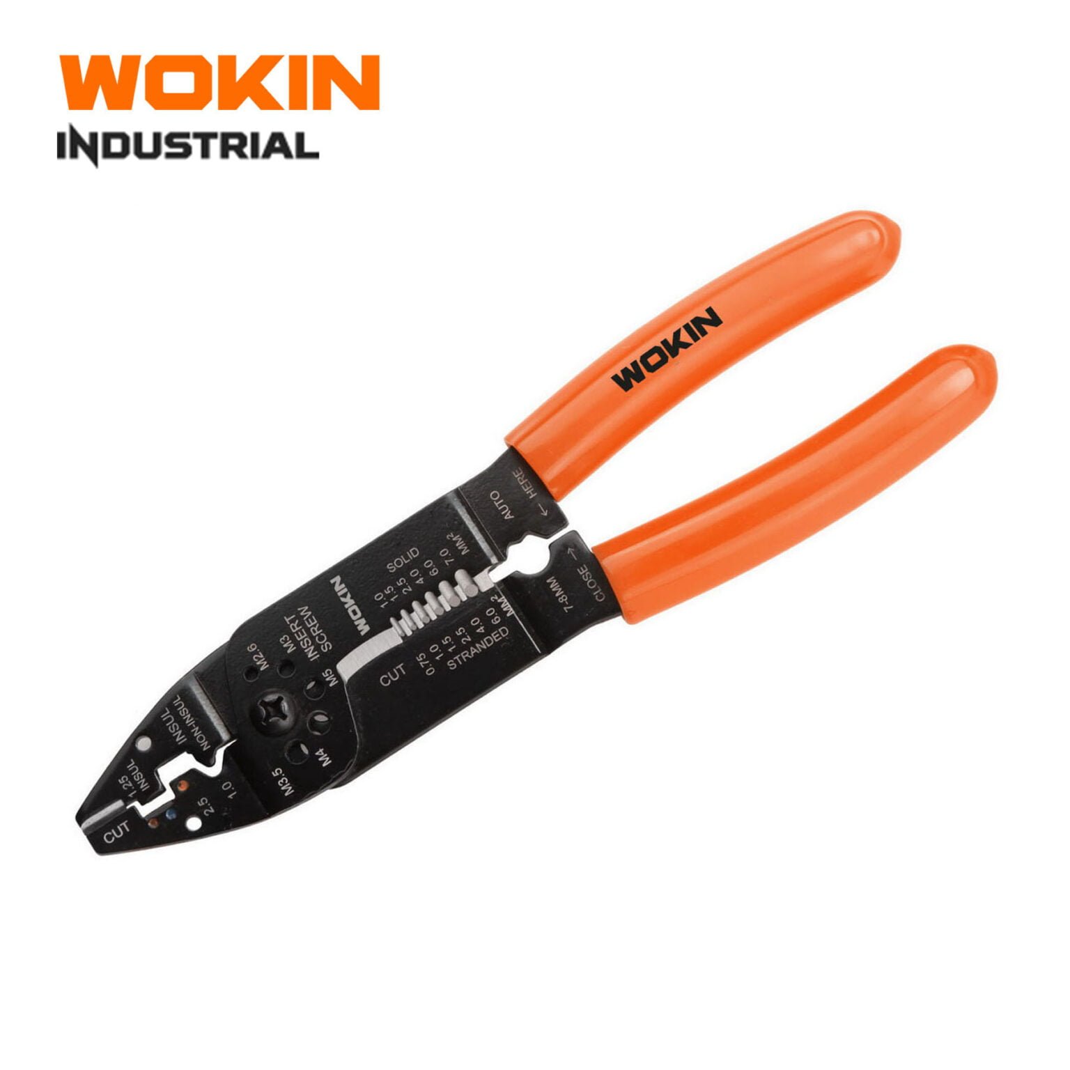 WIRE STRIPPING AND CRIMPING PLIERS (INDUSTRIAL) - WOKIN TOOLS